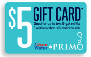 FREE $5 Primo Water Gift Card - Hunt4Freebies