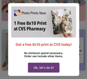 FREE 8X10 Print at CVS - Hunt4Freebies