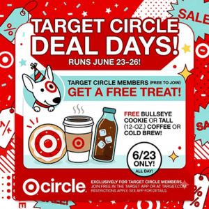 FREE Starbucks Cookie or Coffee - Target Circle Deal Days June 23-26 ...